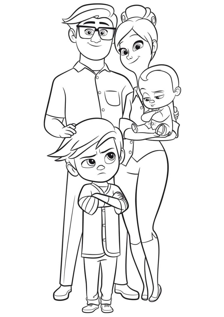 The Boss Baby Coloring Pages | 60 Pictures Free Printable