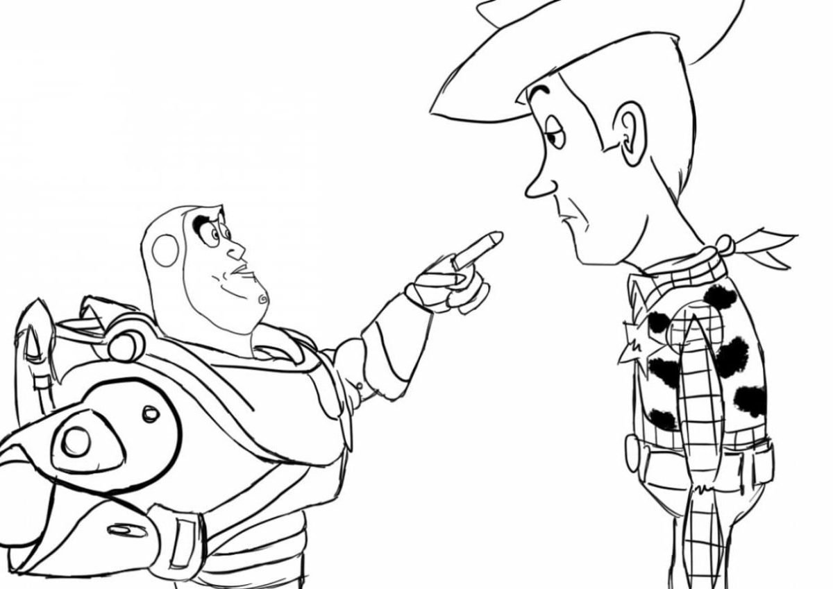 Coloriage Buzz l'Éclair à imprimer