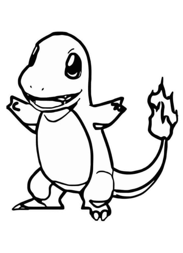 Desenhos de Charmander para Colorir