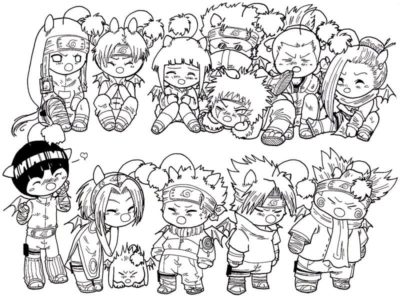 Chibi Coloring Pages | 100 Pictures Free Printable