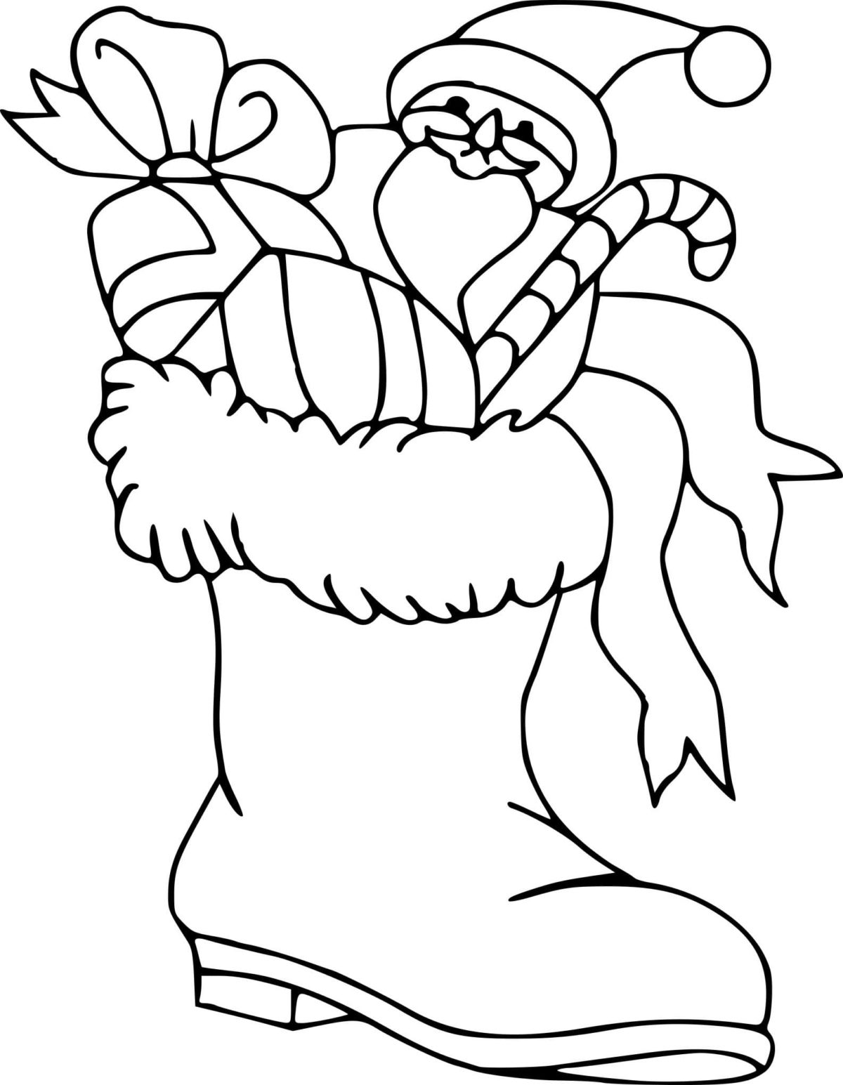 Christmas Stockings Coloring Pages | 100 Pictures Free Printable