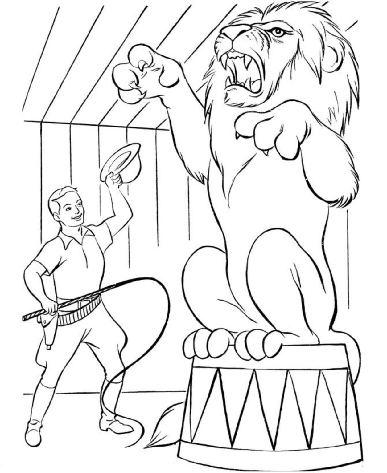 Coloriage Cirque - 100 images à imprimer gratuitement