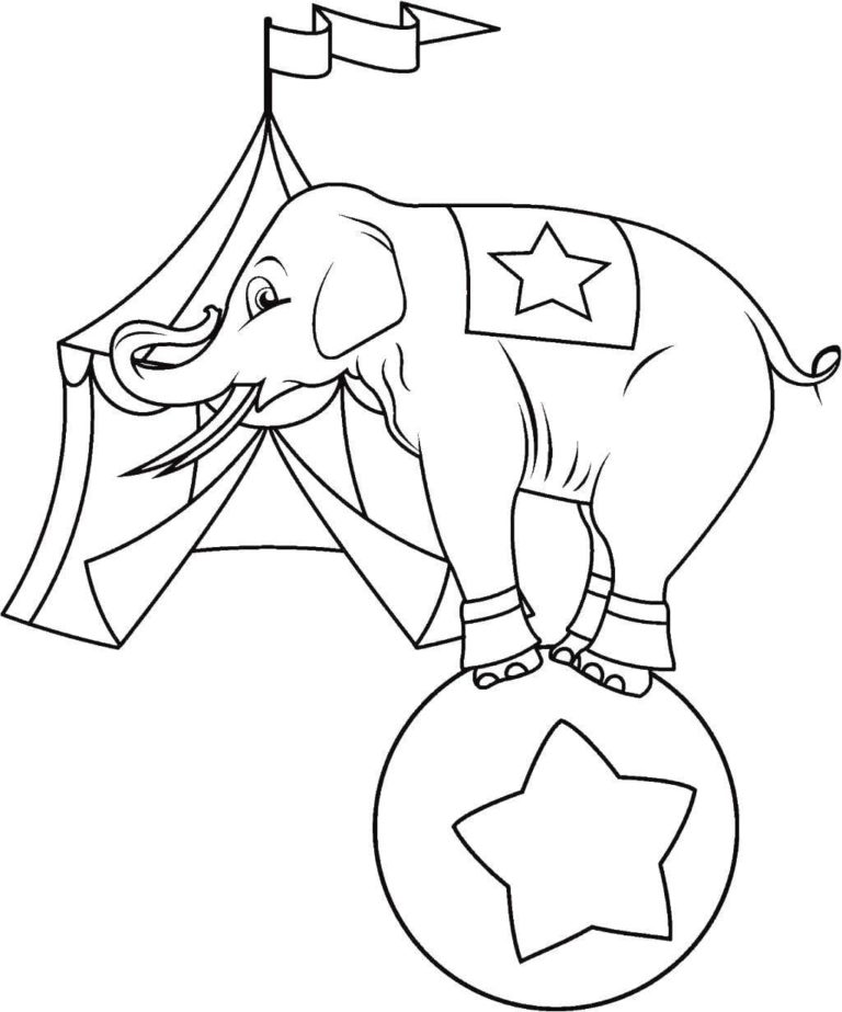 Desenhos de Circo para colorir - 100 imagens para impressão gratuita