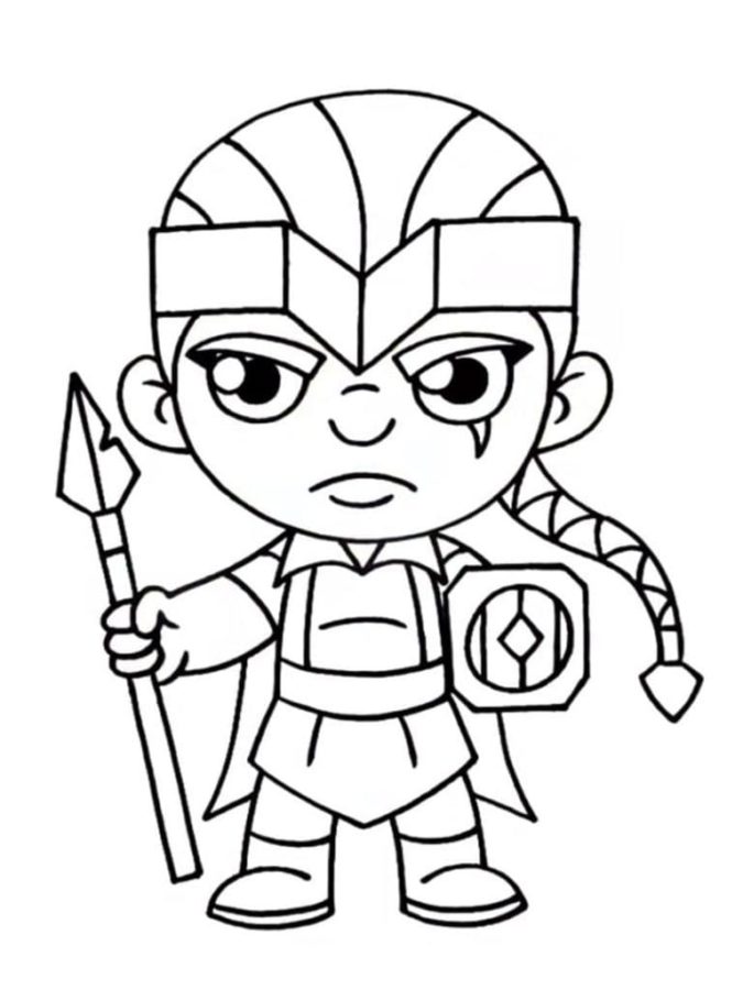 Clash Of Clans Coloring Pages | 100 Pictures Free Printable