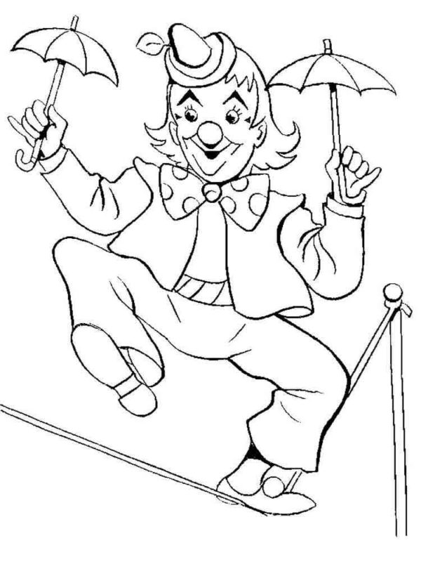 Dibujos de Payaso para colorear - 100 imágenes para imprimir gratis