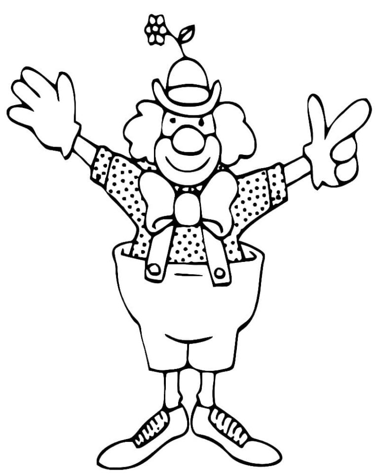 Dibujos de Payaso para colorear - 100 imágenes para imprimir gratis