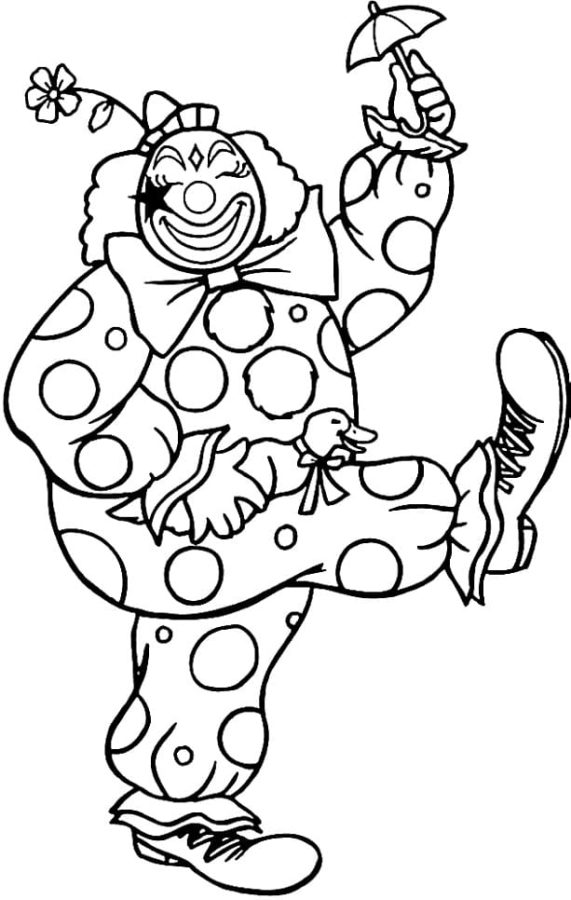 Dibujos de Payaso para colorear - 100 imágenes para imprimir gratis
