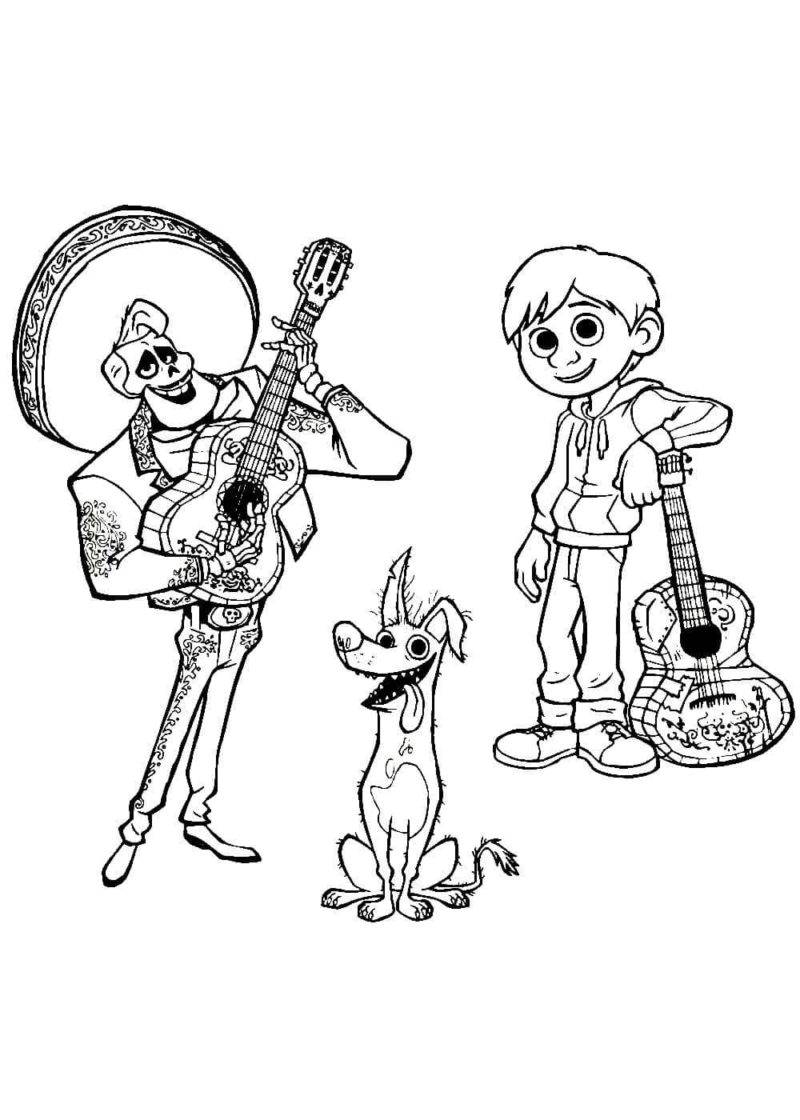 Disegni di Coco da Colorare