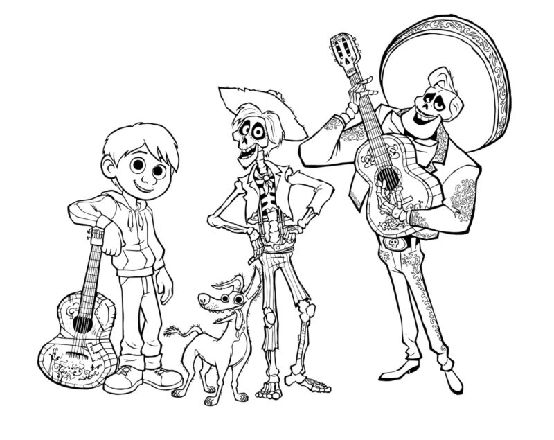 Disegni di Coco da Colorare