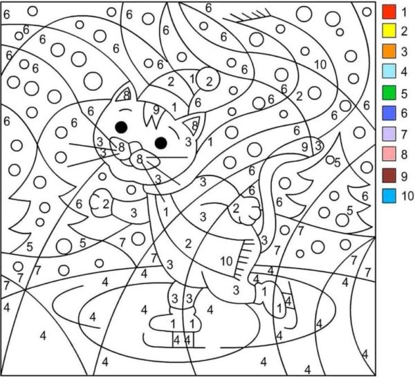 Color By Number for Adults | Free Printable