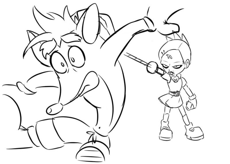 Crash Bandicoot Coloring Pages | 100 Best Pictures Free Printable