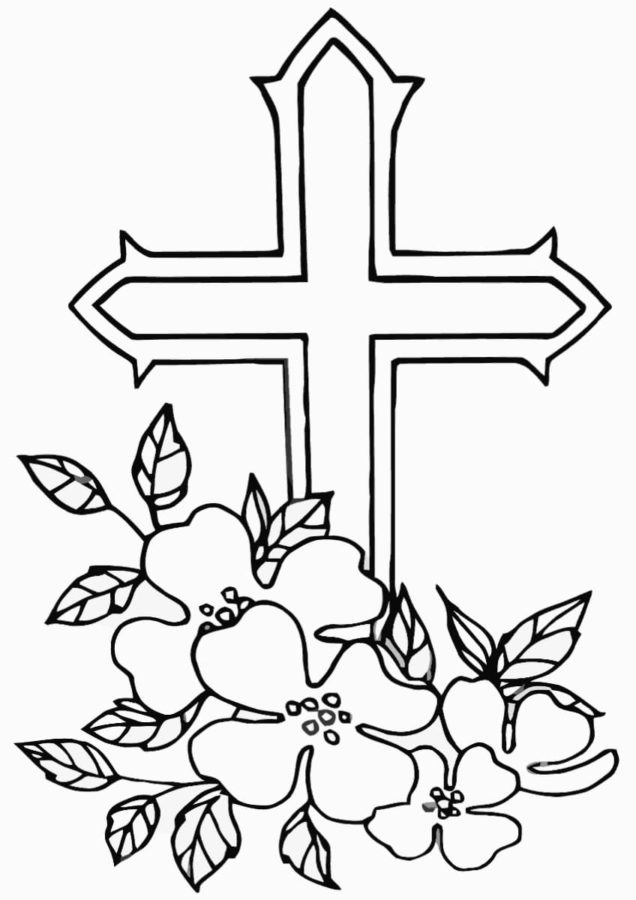 Cross Coloring Pages | 100 Pictures Free Printable