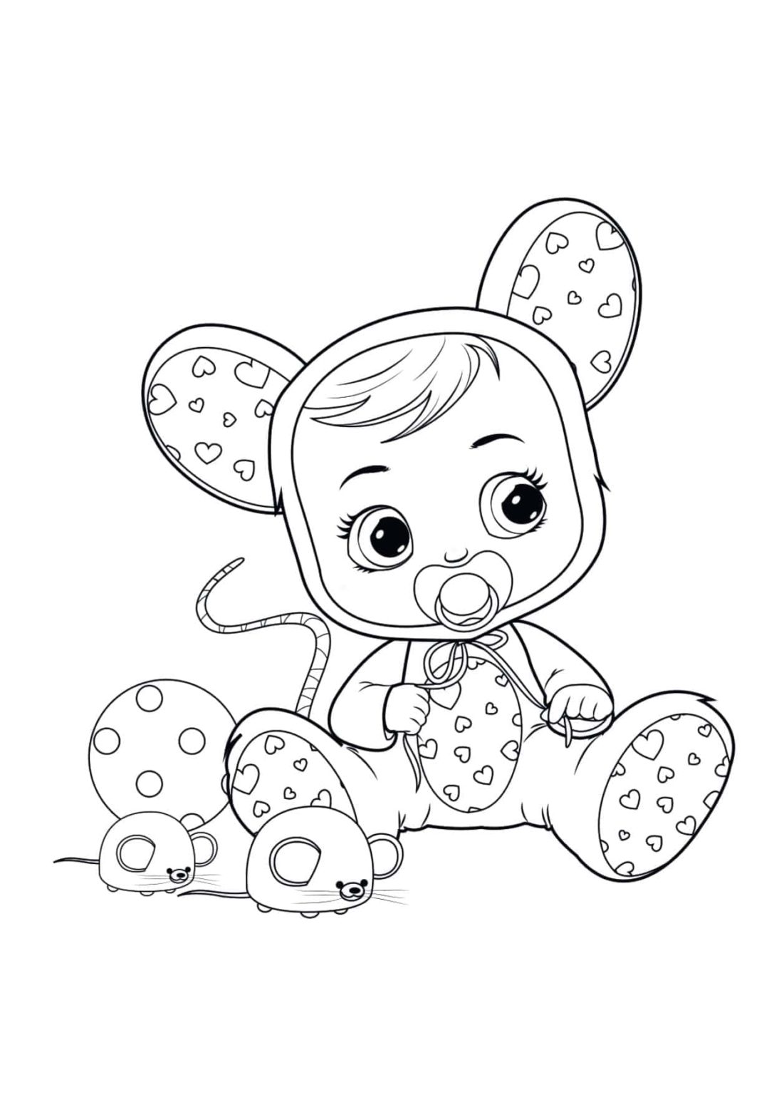 Cry Babies Coloring Pages