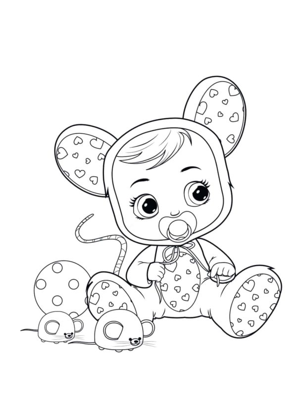 Desenhos de Cry Babies para Colorir