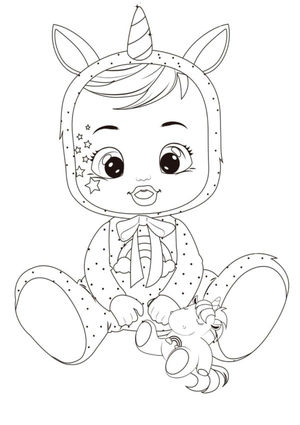 Disegni di Cry Babies da colorare