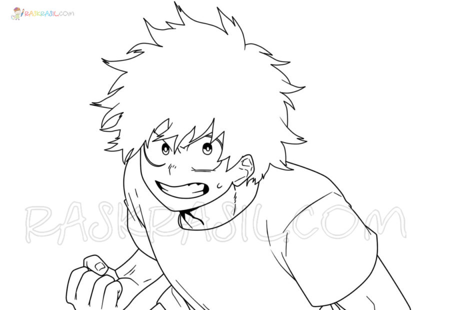 Deku Coloring Pages | 30 Coloring Pages Free Printable