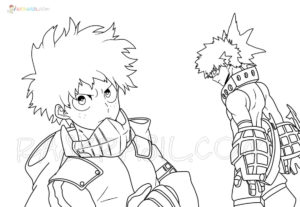 Deku Coloring Pages | 30 Coloring Pages Free Printable