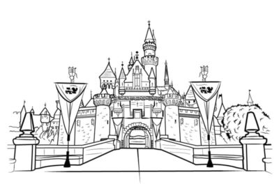 Disneyland Coloring Pages