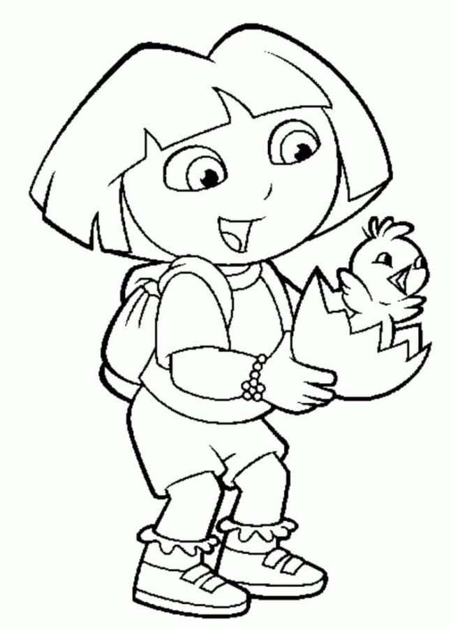 Coloriage Dora l'Exploratrice - 100 images pour une impression gratuite