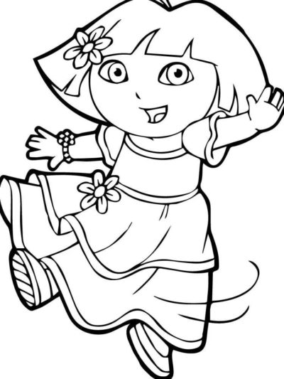 Coloriage Dora l'Exploratrice - 100 images pour une impression gratuite