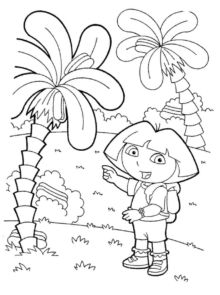 Desenhos do Dora, a Aventureira para colorir - 100 imagens grátis