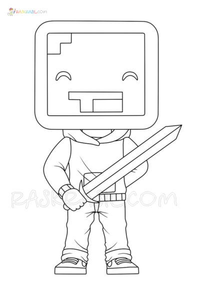 Dream SMP Coloring Pages | New Pictures Free Printable