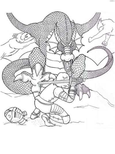 Dungeons and Dragons Coloring Pages | 55 Pictures Free Printable