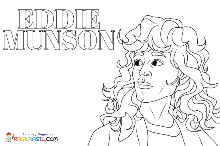 Eddie Munson Coloring Pages