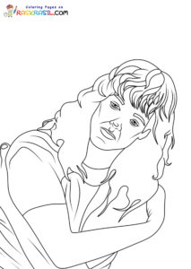 Eddie Munson Coloring Pages
