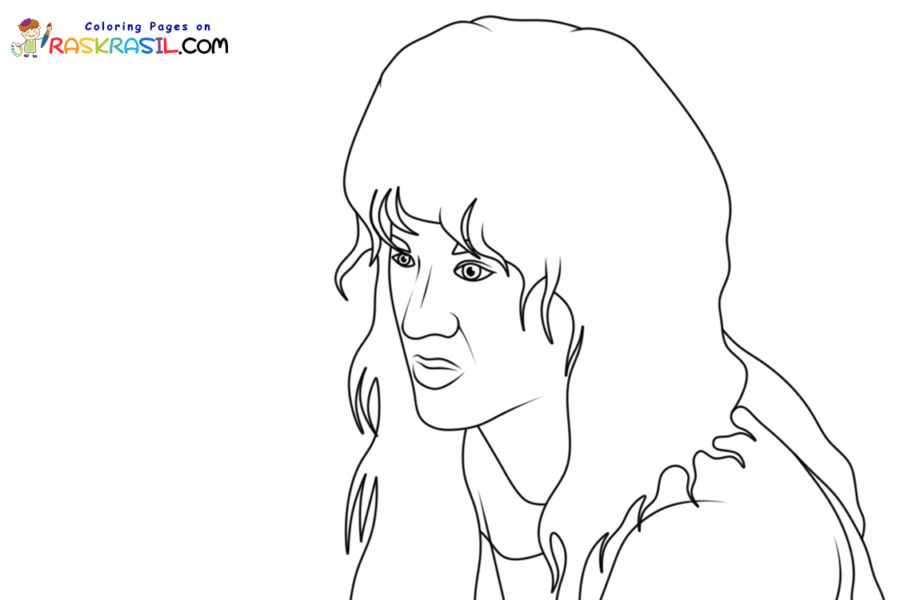 Eddie Munson Coloring Pages