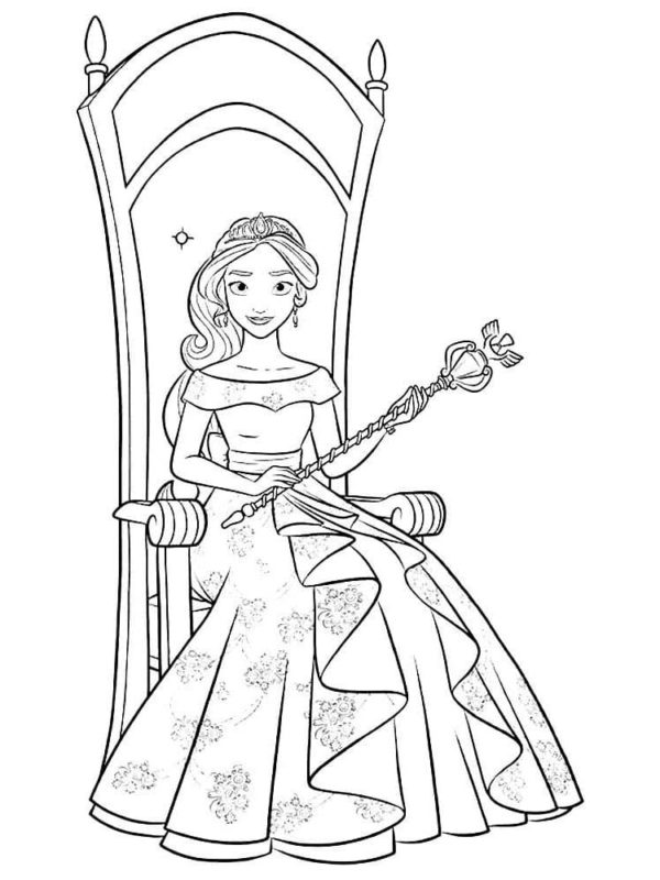 Elena of Avalor Coloring Pages | 70 Pictures Free Printable