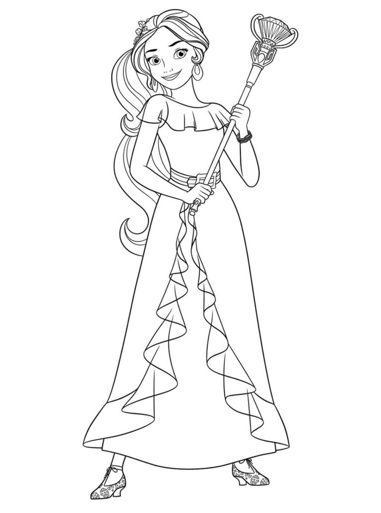 Elena of Avalor Coloring Pages | 70 Pictures Free Printable