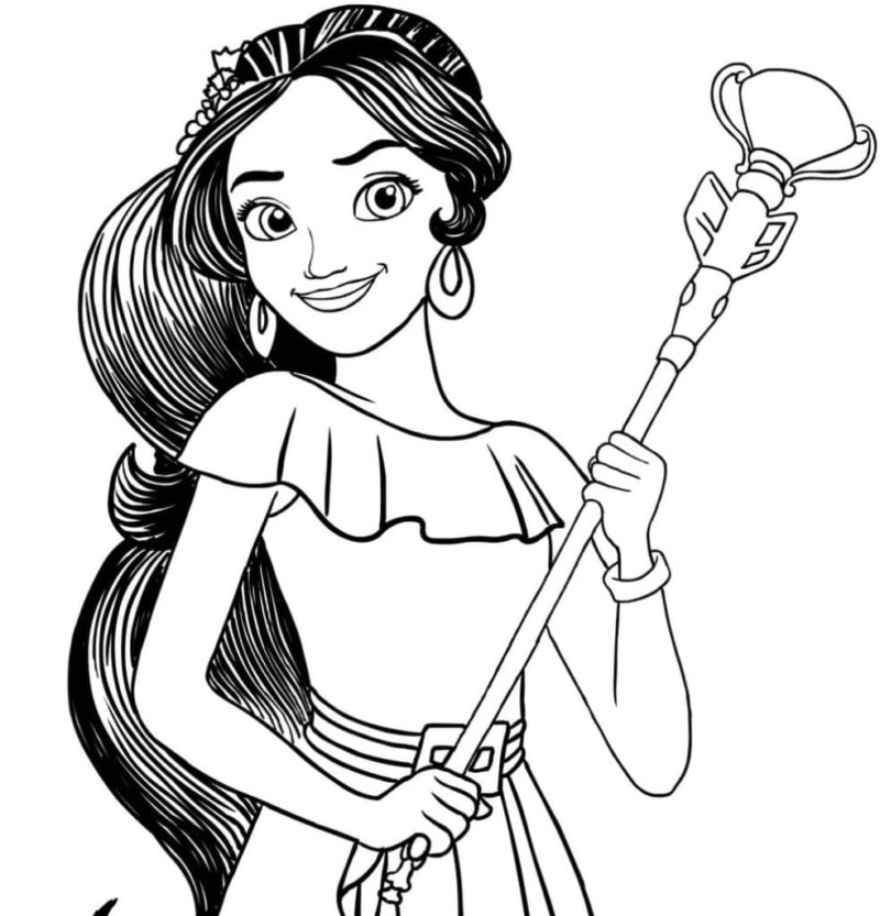 Elena of Avalor Coloring Pages | 70 Pictures Free Printable