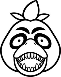 FNAF Chica Coloring Pages