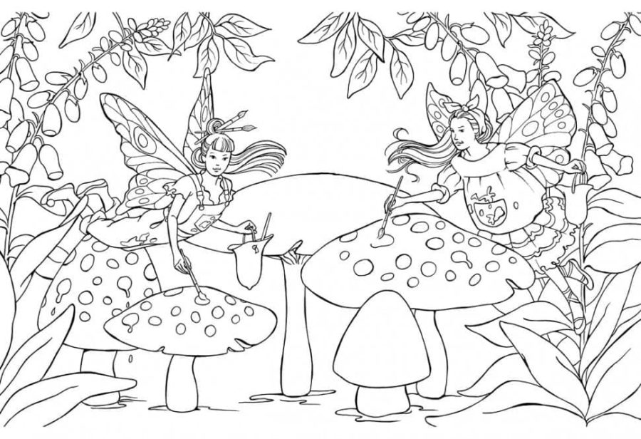 Dibujos de Hadas para colorear - 100 imágenes para imprimir gratis