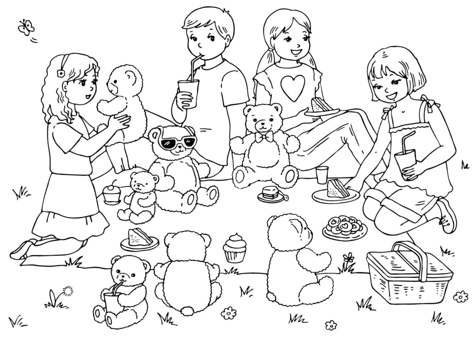 Family Coloring Pages | 100 Pictures Free Printable