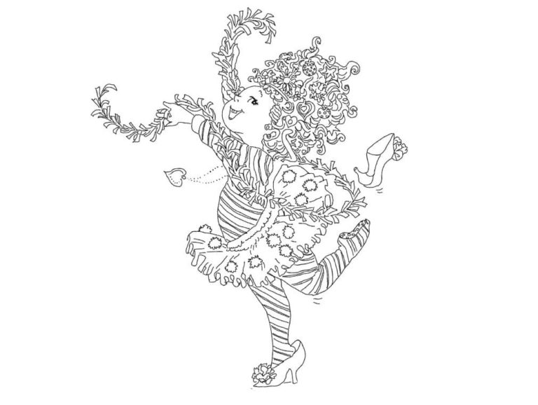 Disegni di Fancy Nancy da Colorare