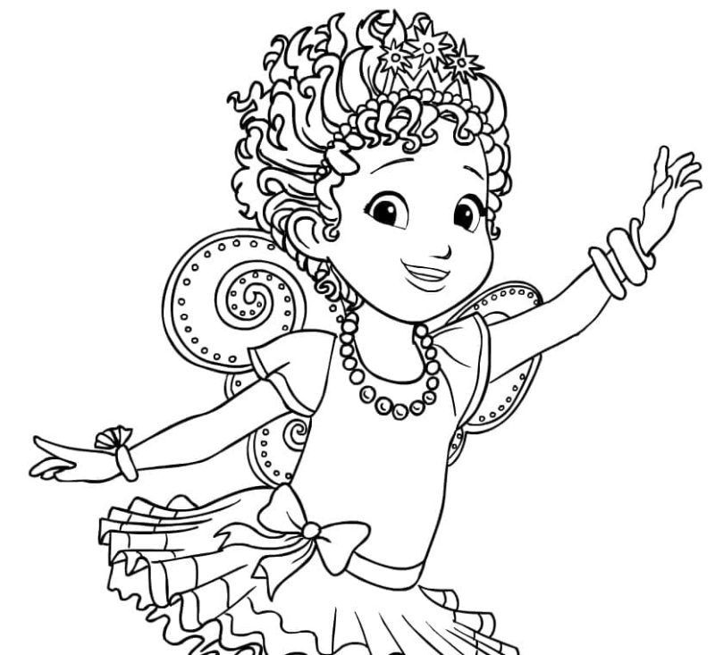 Fancy Nancy Coloring Pages