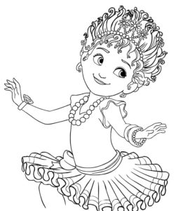 Fancy Nancy Coloring Pages