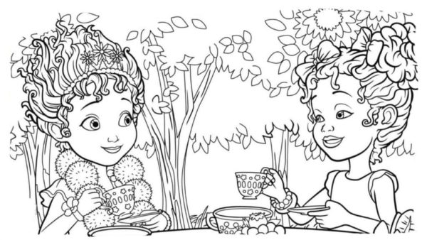 Fancy Nancy Coloring Pages