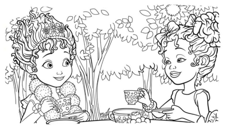 Fancy Nancy Coloring Pages
