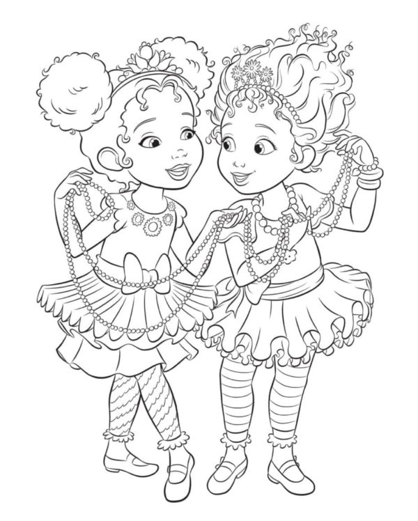 Fancy Nancy Coloring Pages