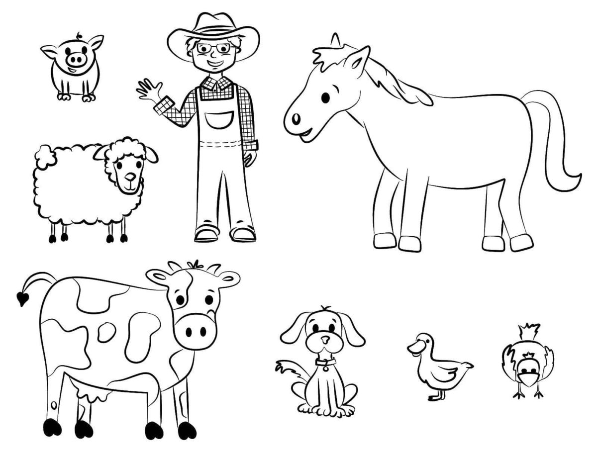 Farm Coloring Pages | 100 Pictures Free Printable