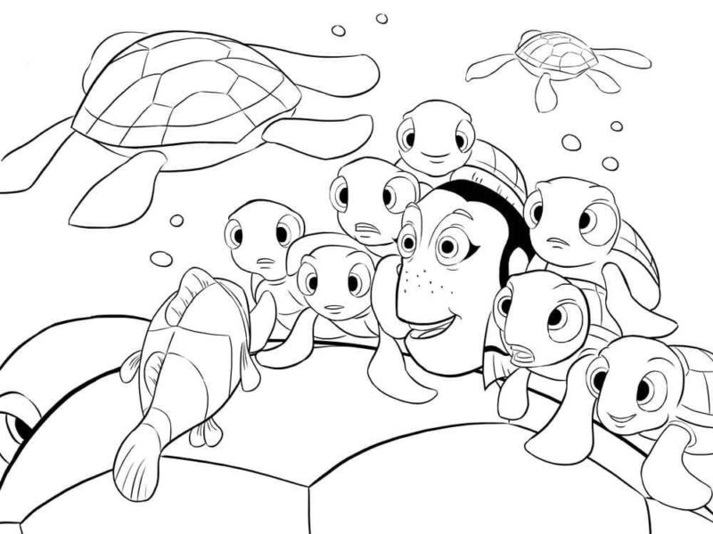 Finding Nemo Coloring Pages