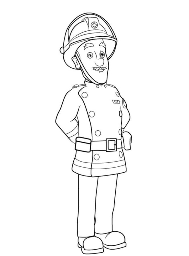 Fireman Sam Coloring Pages