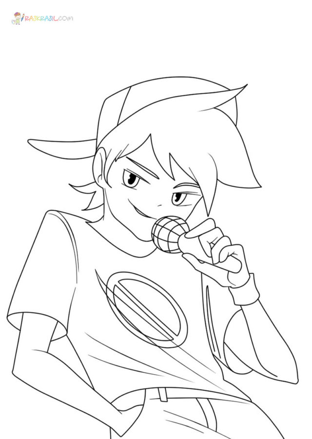 Friday Night Funkin Coloring Pages