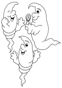 Disegni di Fantasmi da Colorare