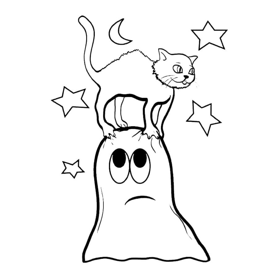 Disegni di Fantasmi da Colorare