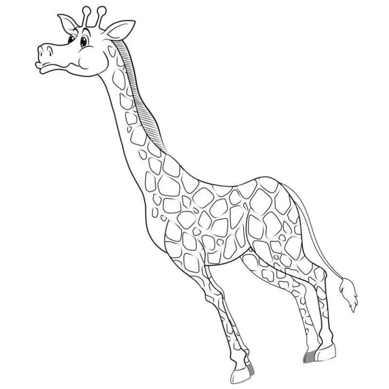 Disegni di Giraffe da colorare - 100 immagini per la stampa gratuita