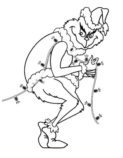 Kolorowanki Grinch - 55 darmowych kolorowanek do wydruku